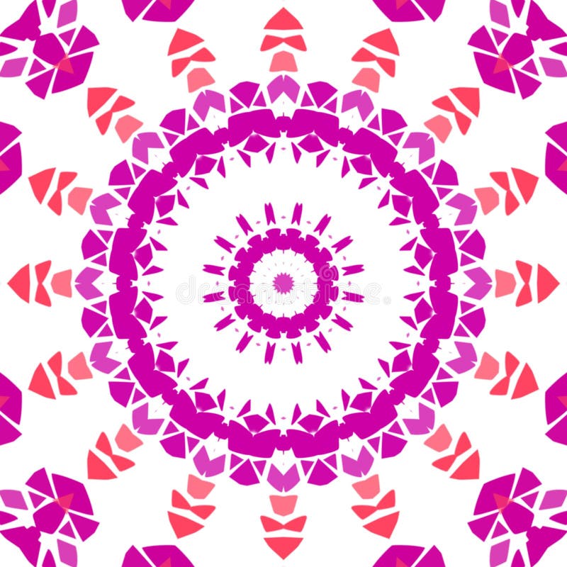 Mandala Art with Modern Design Stock Illustration - Illustration of ...
