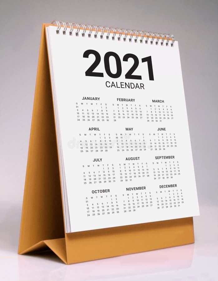 Simple desk calendar 2021 stock photo. Image of simple - 201134646