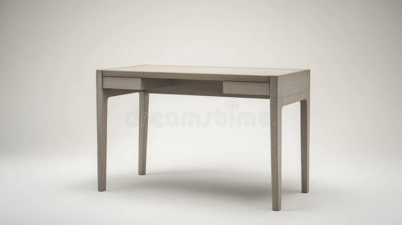 A Simple Desk with a Single Drawer on Top Stock Image - Image of ...