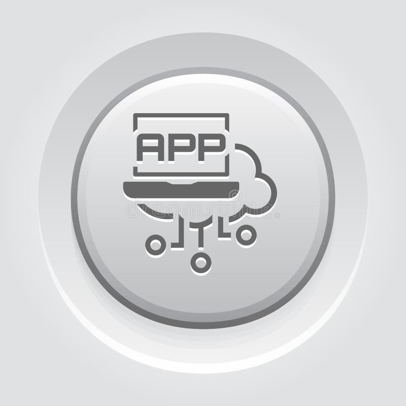 Simple Desktop APP Vector Line Icon Stock Illustration - Illustration ...