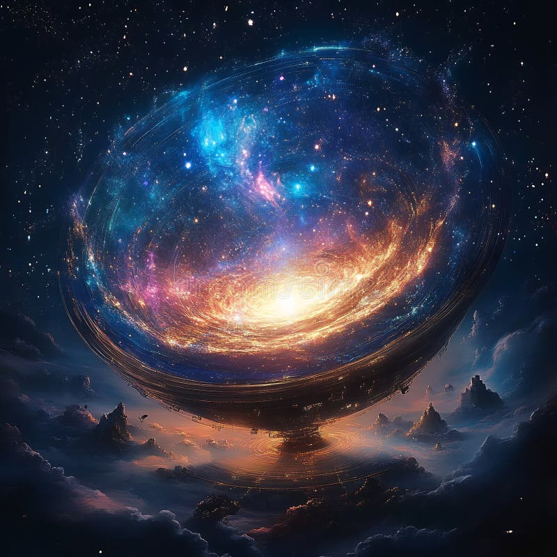 A Simple Diagram Showing the Workings of the Universe in an Endless ...