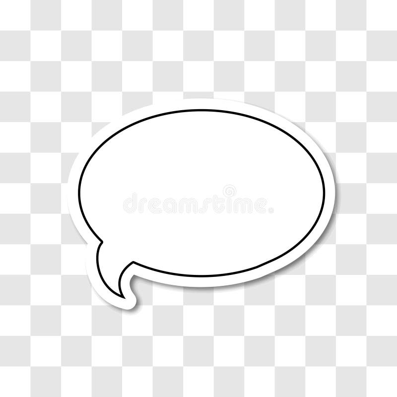 Simple Dialogue Box Paper Effect with Shadow Stock Vector ...