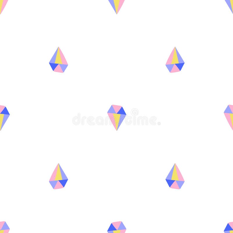 Simple Diamond Seamless Pattern Stock Vector - Illustration of ...