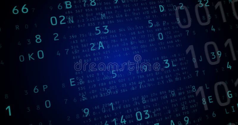 Simple Digital Background Blue Animation Stock Footage - Video of ...