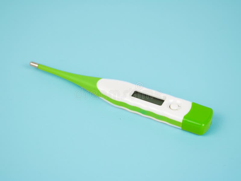 An Simple Digital Thermometer Stick Stock Photo - Image of clinic ...