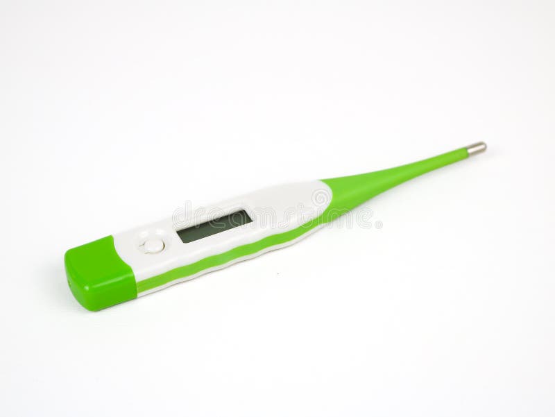 An Simple Digital Thermometer Stick Stock Image - Image of medicine ...