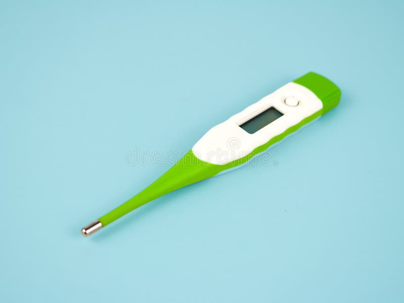 An Simple Digital Thermometer Stick Stock Photo - Image of medicine ...