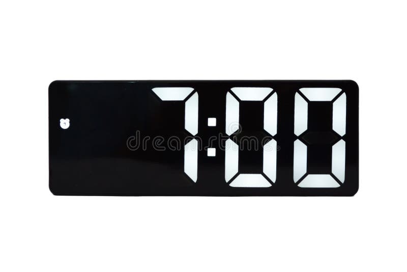 Seven O Clock Time Digital Photos - Free & Royalty-Free Stock Photos ...