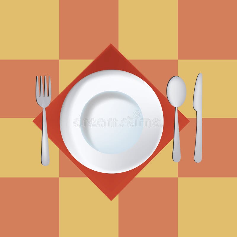 Simple dish stock illustration. Illustration of cafe - 34945499