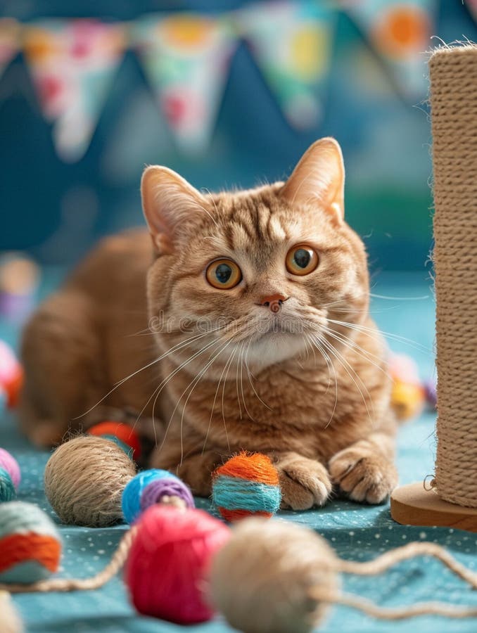 Simple DIY Cat Toy Tutorial, Save Money on Pet Toys, Selective Focus ...