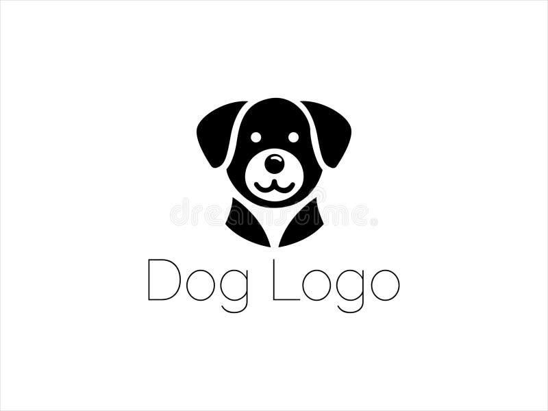 Simple Dog Logo Pet Logo Vector Stock Vector - Illustration of ...
