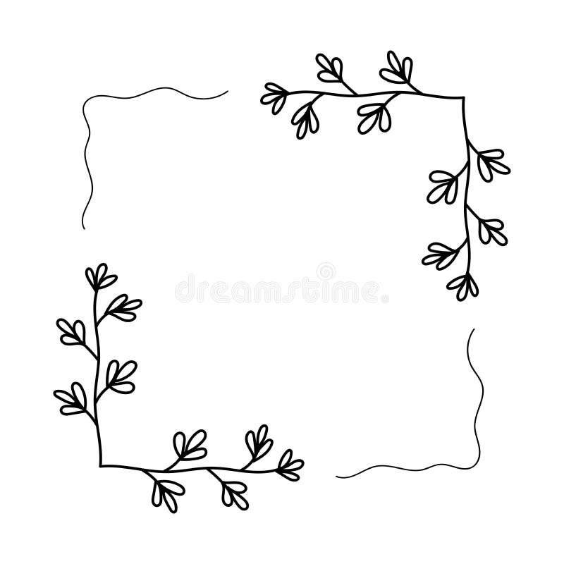 Simple Flower Frame Designs