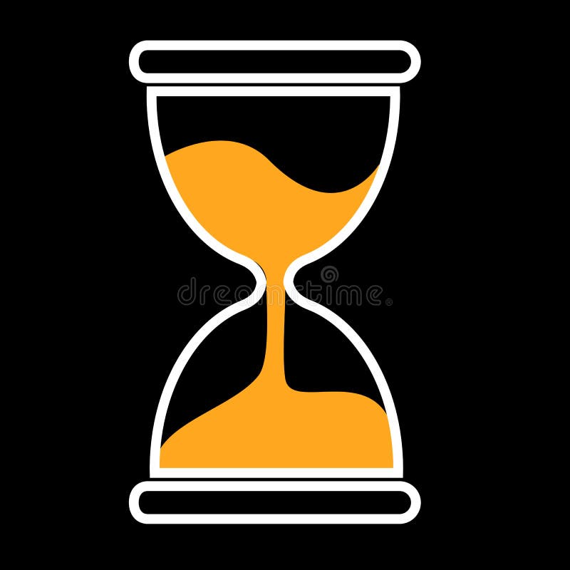 Simple Doodle Glass Hour stock vector. Illustration of life - 75982911