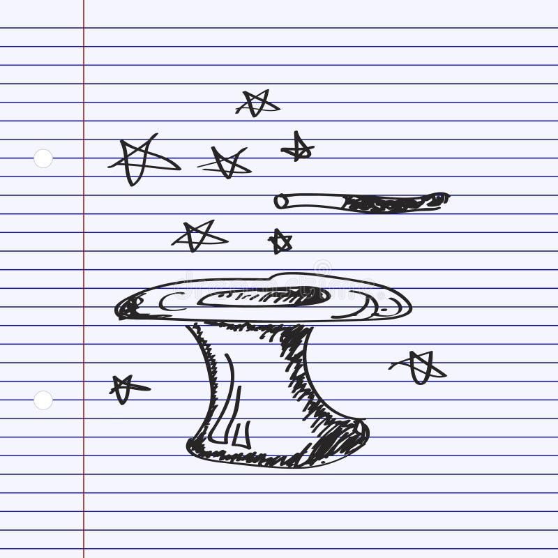 Doodle Hat Circus Hand Draw Stock Illustrations – 57 Doodle Hat Circus ...