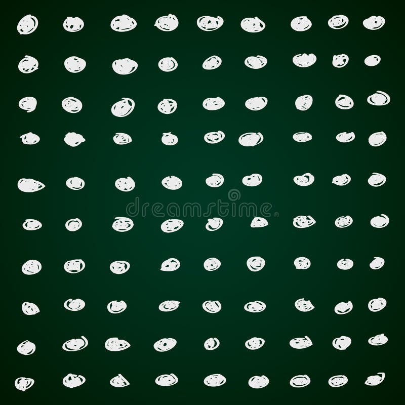 Simple Doodle of a Page of Dots Stock Vector - Illustration of random ...