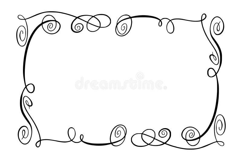 Squiggle Border Clipart