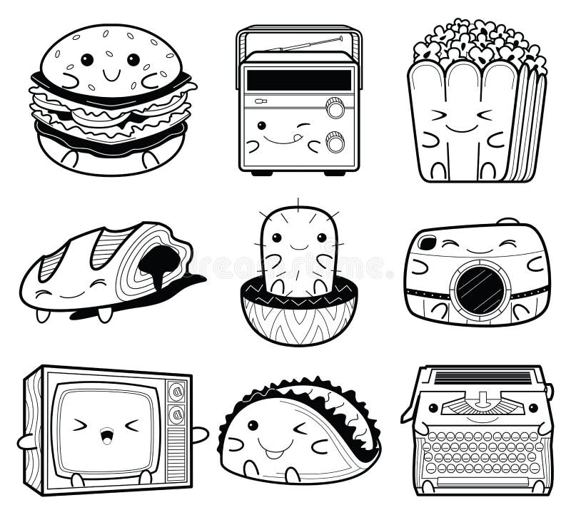 Simple Doodle Vector Illustration Stock Vector - Illustration of ...