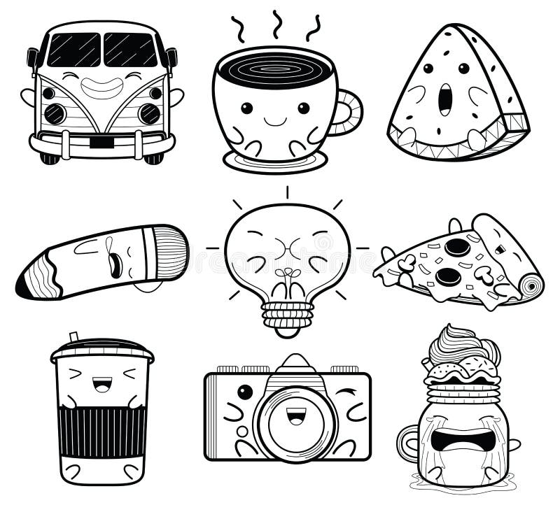 Simple Doodle Vector Illustration Stock Vector - Illustration of ...