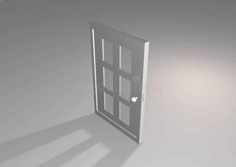 Simple Door stock illustration. Illustration of simplistic - 716790