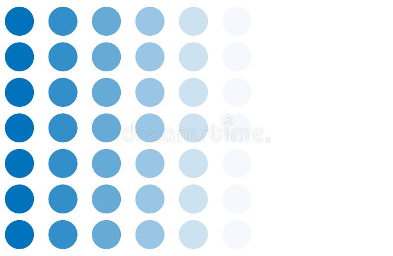 Simple Dots Background with Gradient Blue Color Stock Illustration ...