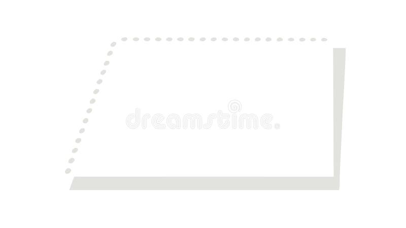 Simple Dotted Rectangle Outline Shape Design Element, Vector Design ...