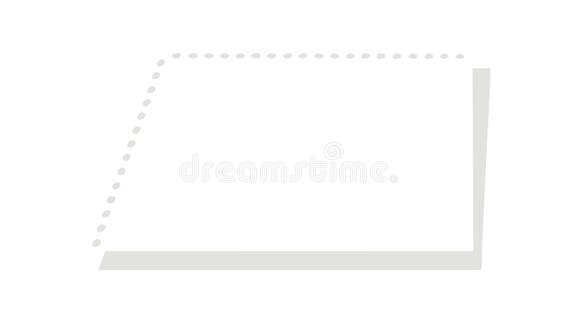 Simple Dotted Rectangle Outline Shape Design Element, Vector Design ...