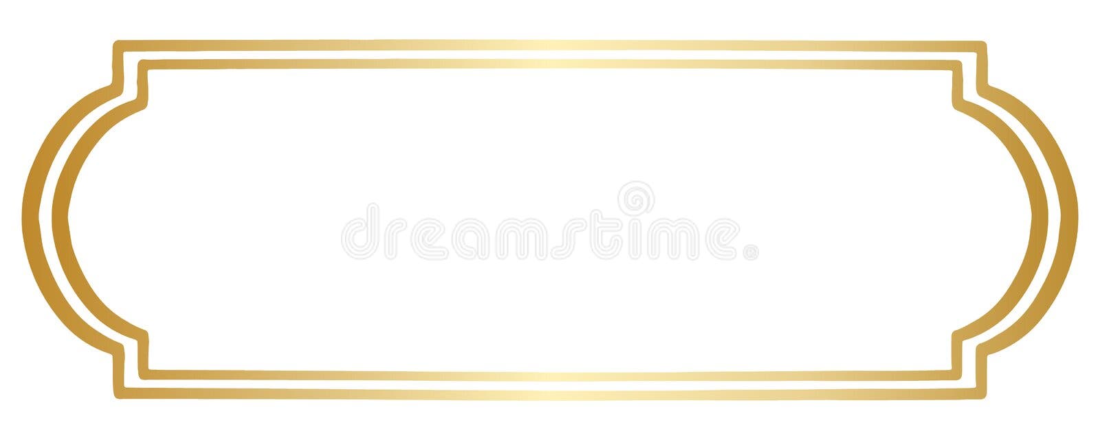 Double Thin Gold Border Stock Illustrations – 116 Double Thin Gold ...