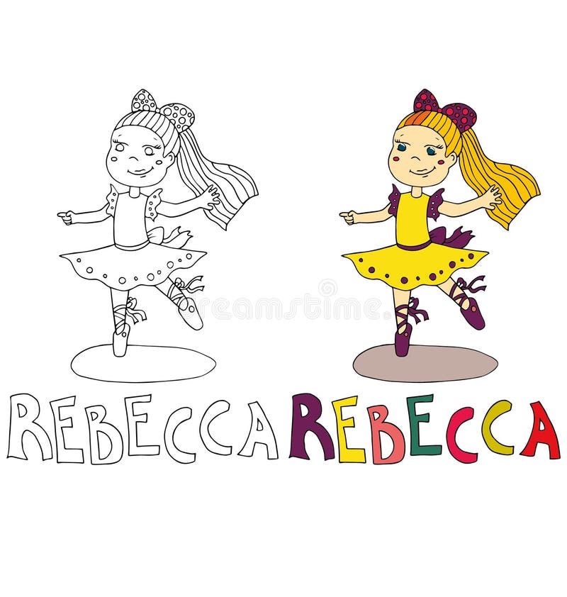 The Simple Drawing Cartoon for Coloring Image of Children with ...