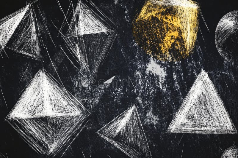 A Simple Drawing of a Yellow Object in Black and White, Suitable for ...