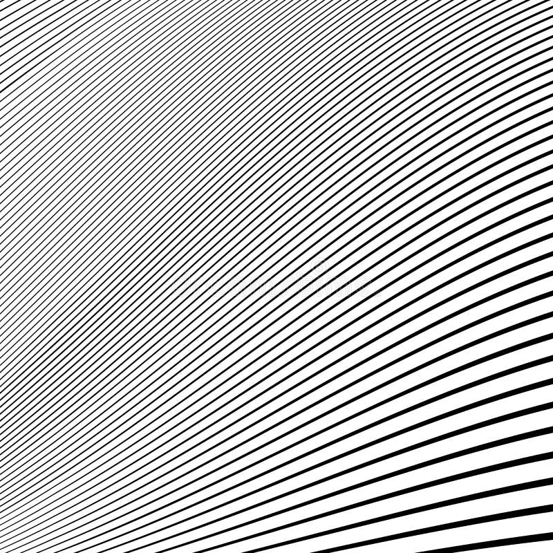 Simple Dynamic Lines Pattern. Geometric Pattern. Monochrome Abstract ...