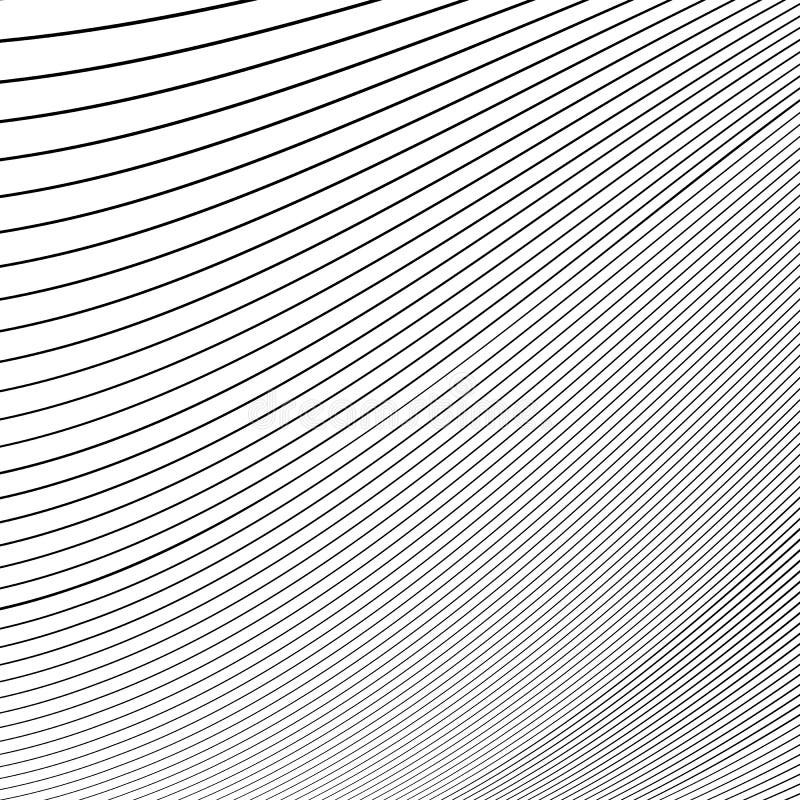 Simple Dynamic Lines Pattern. Geometric Pattern. Monochrome Abstract ...