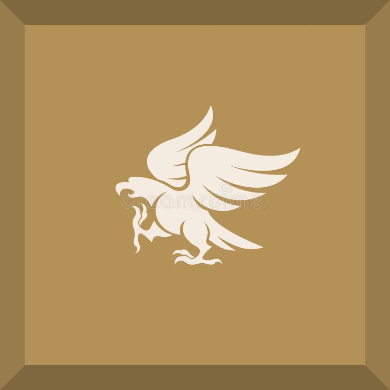 Simple eagle logo stock vector. Illustration of design - 270132012