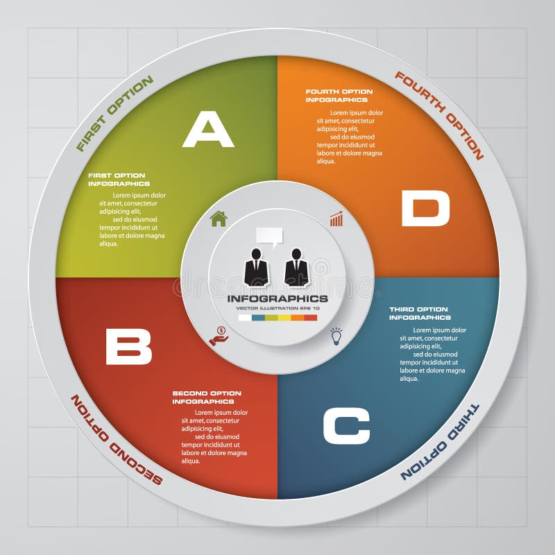 Simple&Editable 4 Steps Chart Diagrams Template/graphic or Website ...