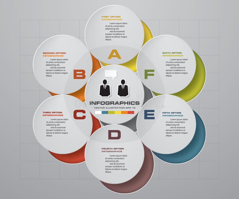 Simple&Editable 6 Steps Chart Diagrams Template/graphic or Website ...