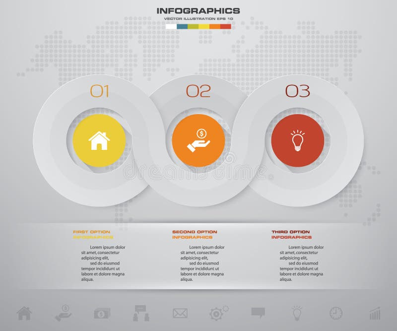 Simple&Editable 3 Steps Chart Diagrams Template/graphic or Website ...