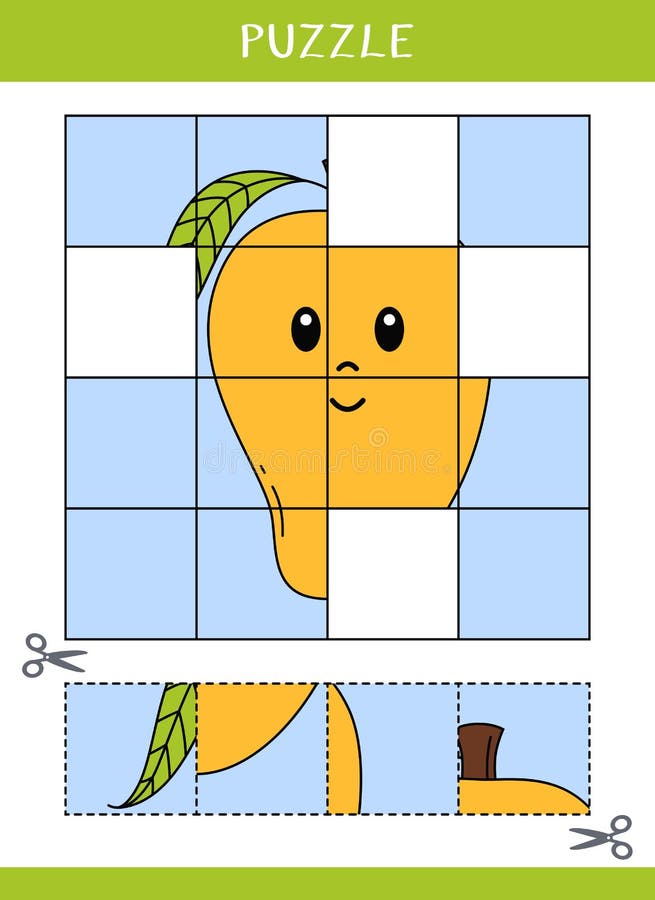 Cute Mango for Coloring Book Stock Vector - Illustration of food ...