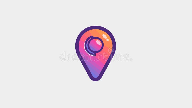 Simple and Effective Location Pin Icon for Basic Web Design Needs Stock ...