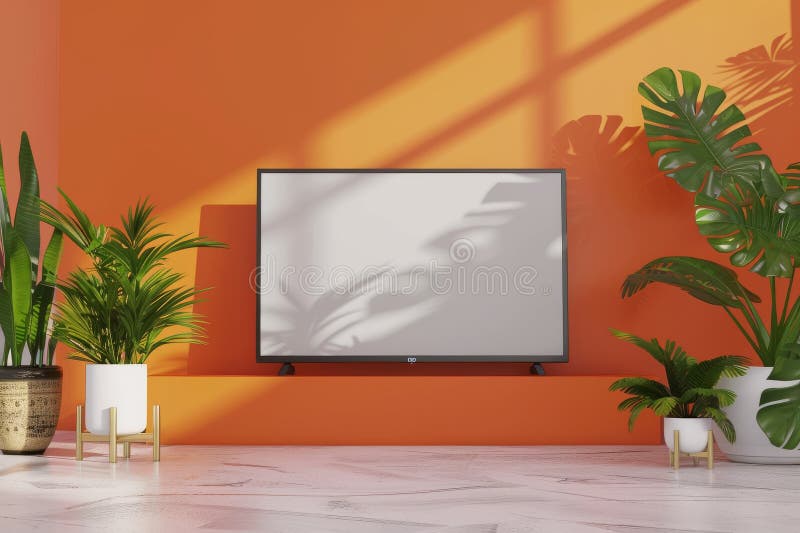 Simple yet Effective Mockup Scene for Showcasing Your Message. Stock ...