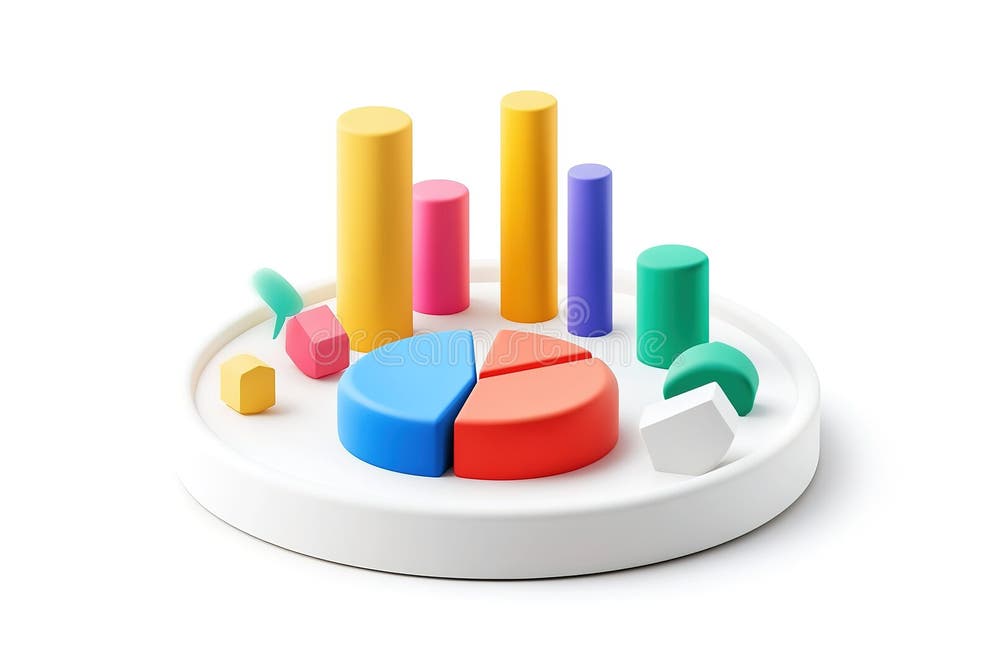 Data Visualization: Simple Pie Chart and Bar Graph Icon - Perfect for ...