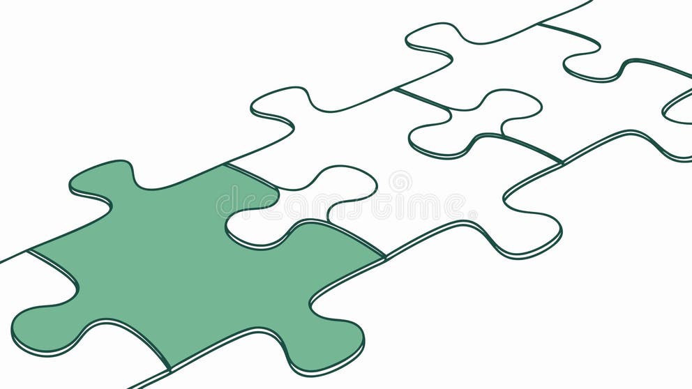 Pieces Outline Jigsaw Stock Illustrations – 5,622 Pieces Outline Jigsaw ...