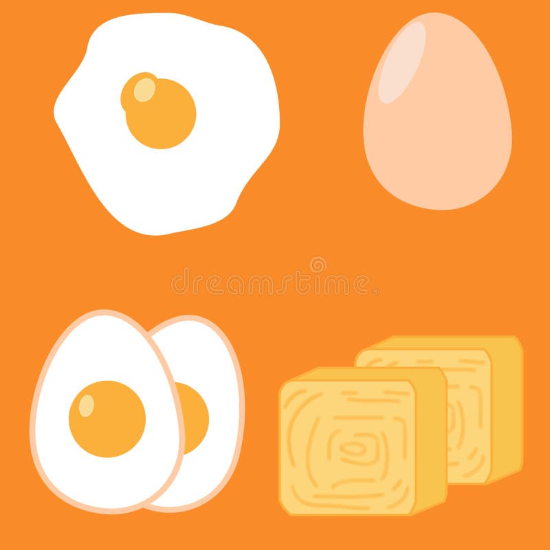 Simple Egg Flat Illustration, Egg Icon Stock Illustration ...