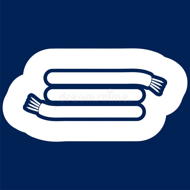 Simple Electric cable icon stock vector. Illustration of computer ...