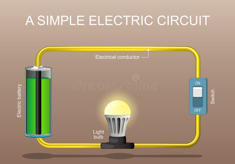 Simple Electric Circuit Stock Illustrations – 3,738 Simple Electric ...