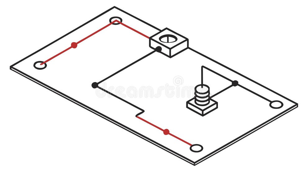 Simple Circuit Diagram Stock Illustrations – 2,130 Simple Circuit ...