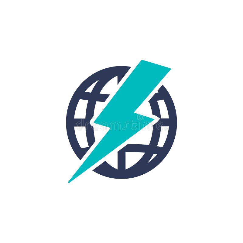 Simple Electrical Logo Design Illlustration Stock Vector - Illustration ...