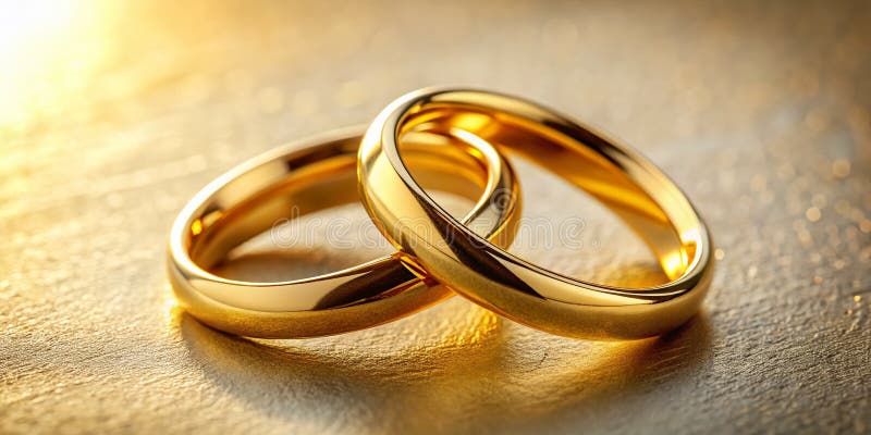 Simple Elegance Intertwined Rings Symbolize Enduring Love and ...