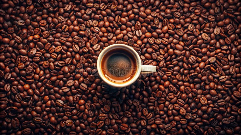Simple Elegance a Minimalist Coffee Still Life Featuring a Delicate Cup ...