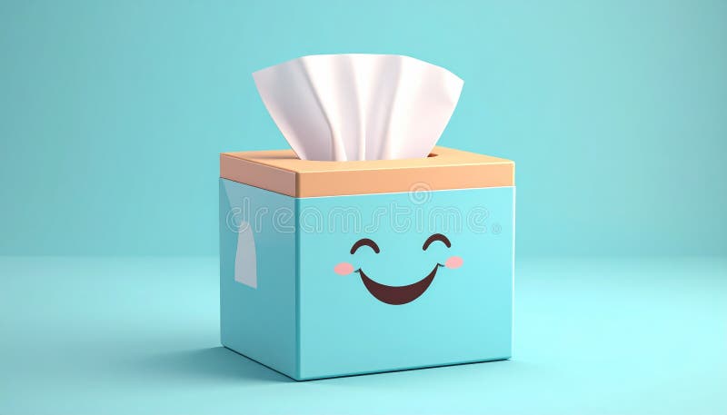 Simple Elegance, a Tissue Box on Clean Surface, Minimalist Home Decor ...