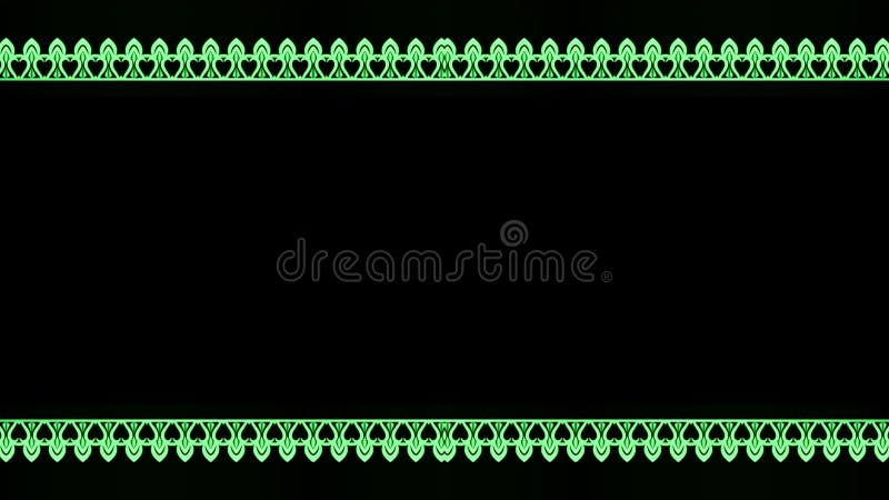 Abstract Green Border Design Stock Video - Video of shape, digital ...