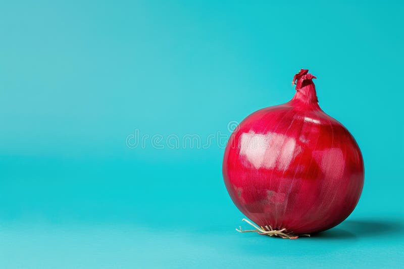 A Simple yet Elegant Ad Featuring a Single Onion, Showcasing Its ...